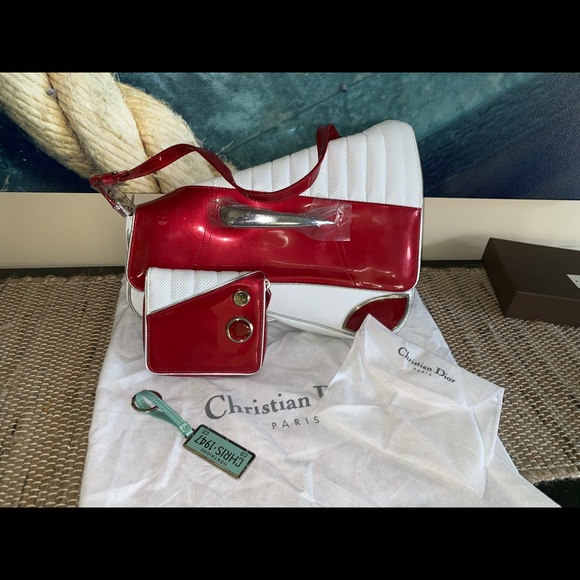 Dior | Bags | Christian Dior Vintage Car Purse Wallet And Chain | Poshmark